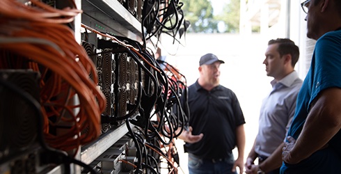 Sustainable Bitcoin Mining & Clean Energy Technologies | Contact CleanSpark